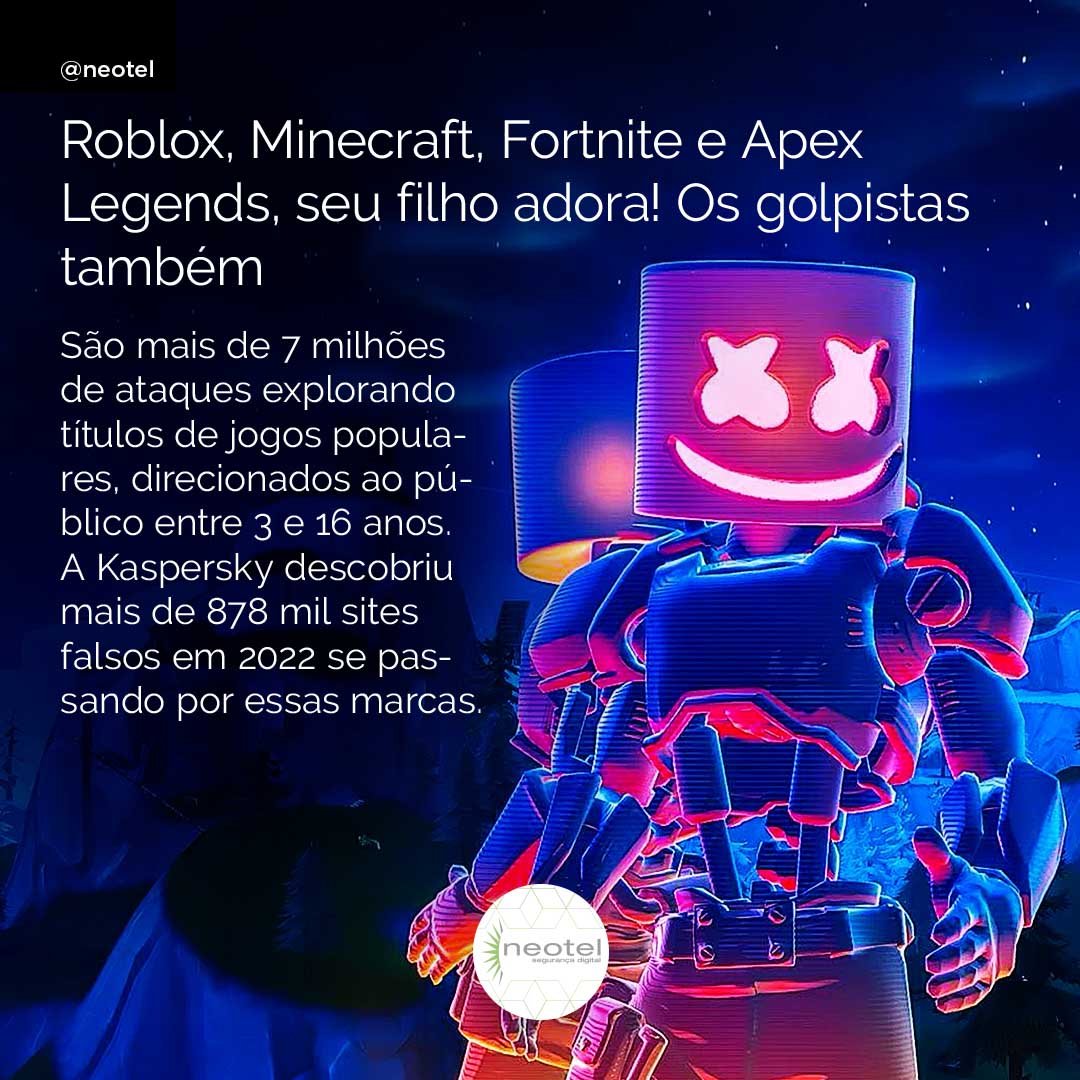 Roblox, Minecraft, Fortnite e Apex Legends, seu filho adora! OS ...