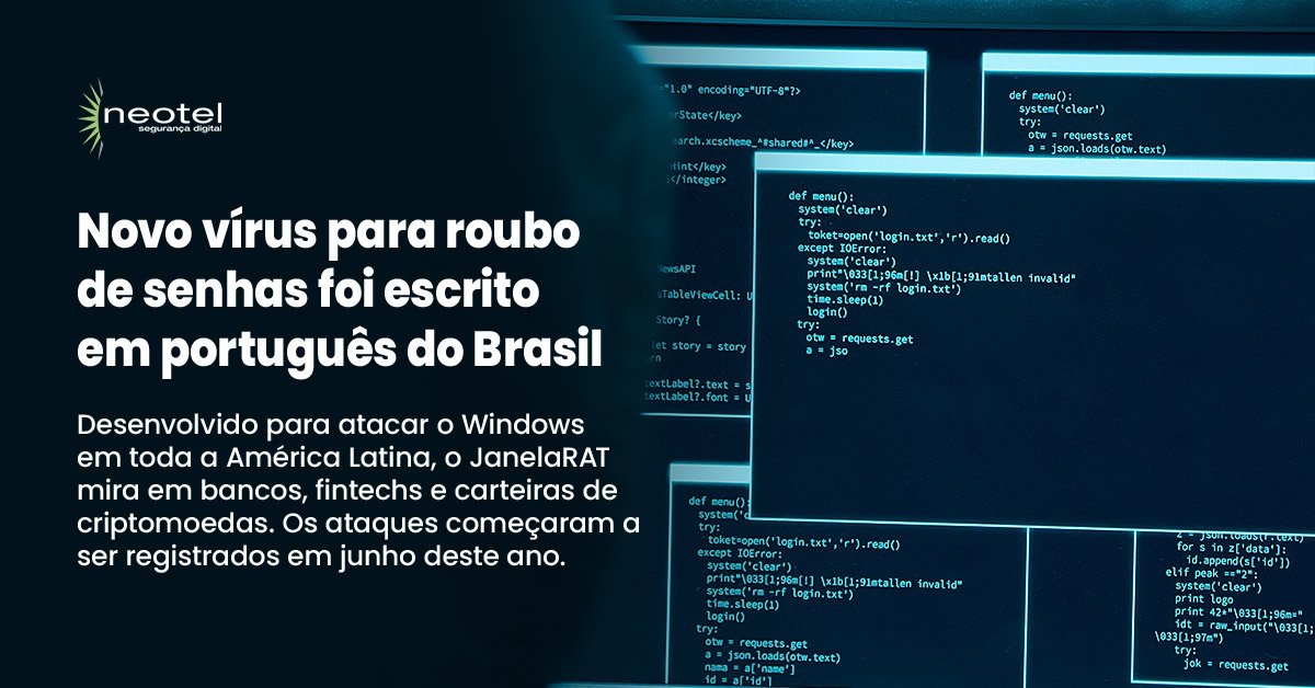 Novo vírus para roubo de senhas foi escrito em português do Brasil ...
